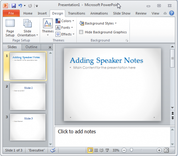 How To Add Notes To PowerPoint Slides