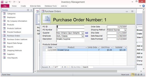 Download Free Inventory Database Templates Freewarevip