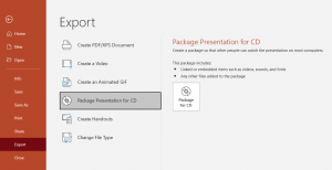 How to pack your presentation in PowerPoint 2010