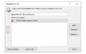 How to pack your presentation in PowerPoint 2010