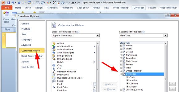 Using PowerPoint Scripts Macros