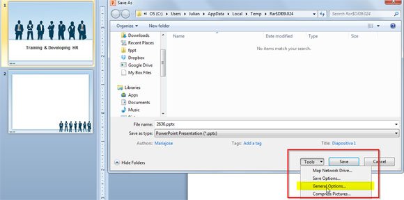 How To Lock A PowerPoint Presentation