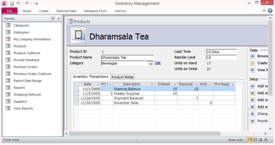 Free Ms Access Database Templates