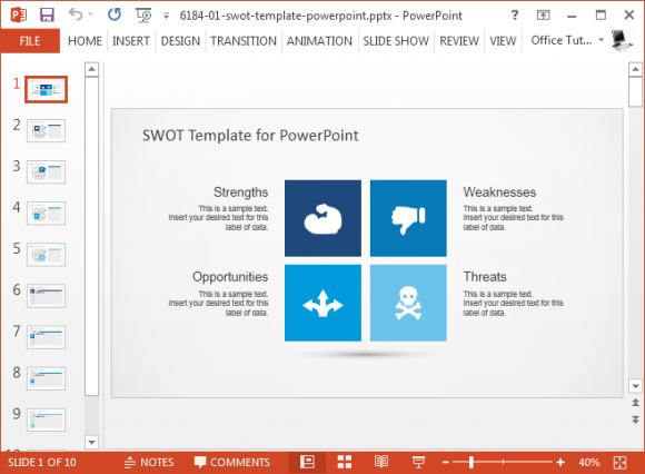 Best SWOT PowerPoint Templates