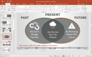 Interactive Past Present Future PowerPoint Template