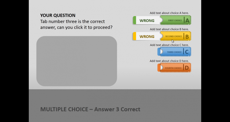 Create a Quiz in PowerPoint With Quiz Tabs PowerPoint Template Create a Quiz in PowerPoint With Quiz Tabs PowerPoint Template