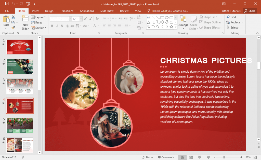 Animated Christmas Toolkit For PowerPoint