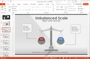Animated Scales PowerPoint Template