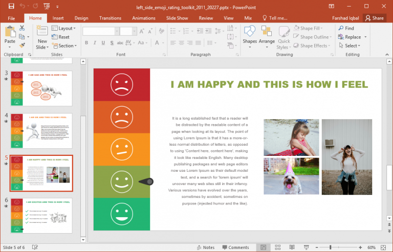 Animated Emoji PowerPoint Template