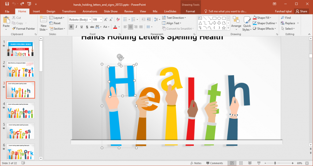 Animated Signboards PowerPoint Template