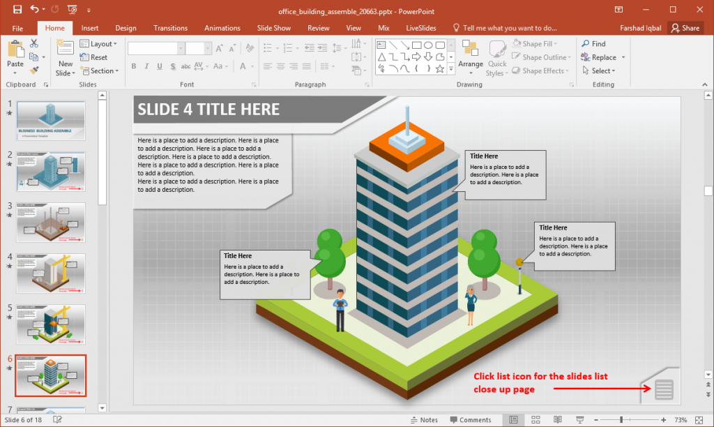Office Building Construction Animations For PowerPoint