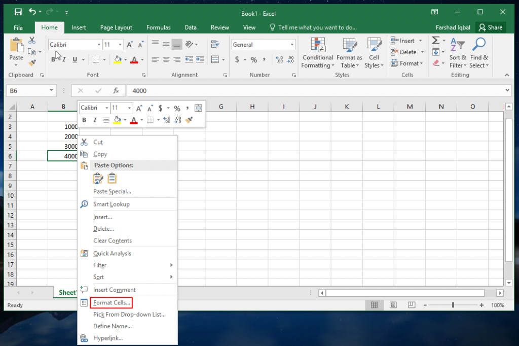 How To Prevent Editing in Excel Cells With Formulas