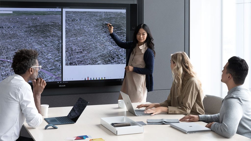 Microsoft Surface Hub is a MS Office Powered Digital Whiteboard