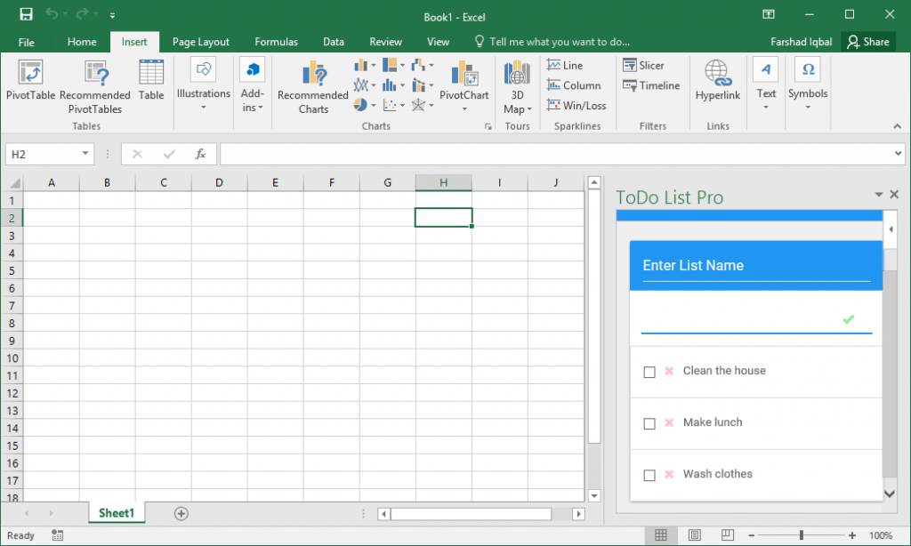 Create A Todo List In Excel Productple