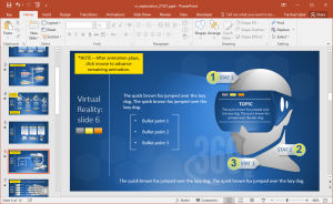 Animated Virtual Reality PowerPoint Template