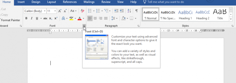How to Customize Default Document Settings in Word