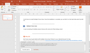 How to Create a Quiz in PowerPoint using a PowerPoint Add-in