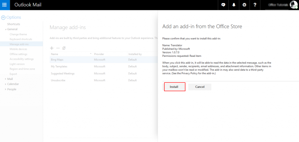 Read Emails in Different Languages with Translator for Outlook
