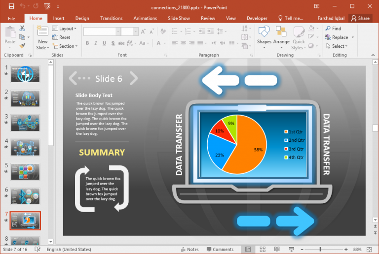 Animated Connections PowerPoint Template