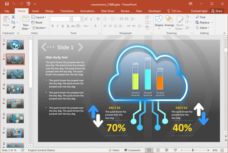 Animated Connections PowerPoint Template