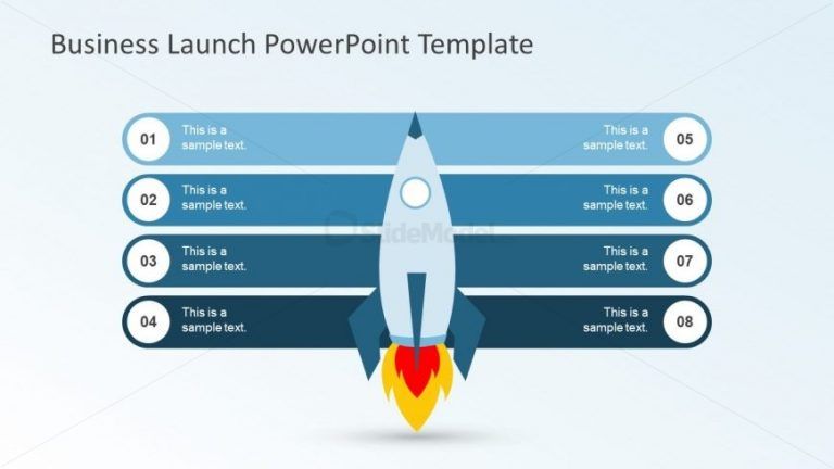 8 Best PowerPoint Template Designs with Rocket & Spaceship Graphics