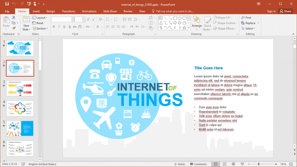 35+ Internet of Things Template for PowerPoint (with Animation)