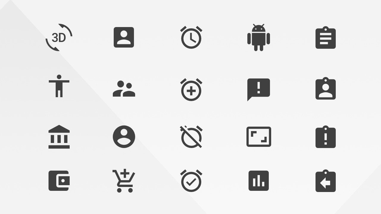 Google material icons powerpoint FPPT