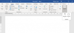 How to Insert Symbols in Word using Keyboard Shortcuts