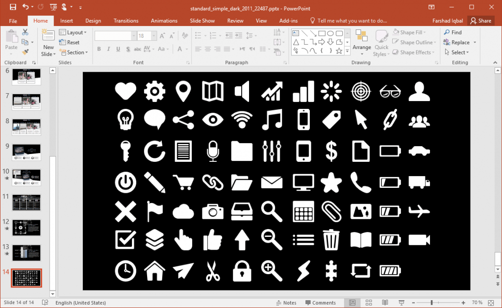 Animated Space and Exploration PowerPoint Template