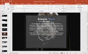Animated Space and Exploration PowerPoint Template