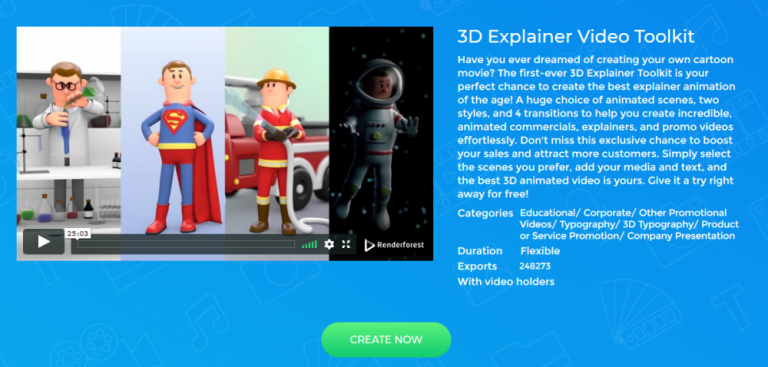 Create Professional Video Presentations with Renderforest