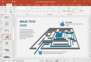 Animated Maze Template for PowerPoint