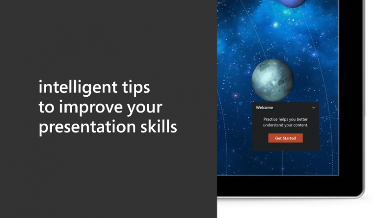 Presenter Coach Tool for PowerPoint with AI Capabilities