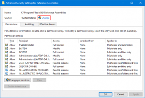 Delete Files Protected by TrustedInstaller in Windows 10