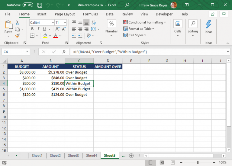 How to Use the IF Function in Excel