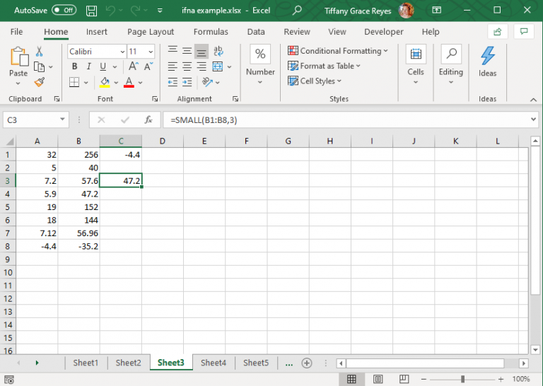 How to Use the SMALL Function in Excel