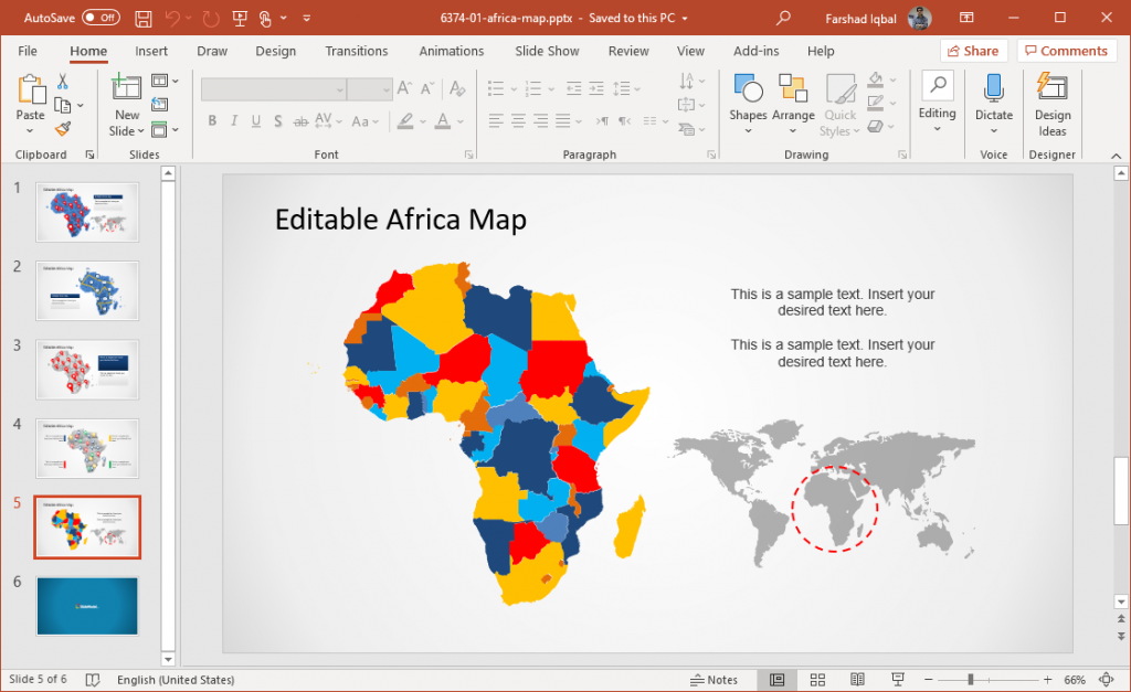 Best Continents Map Templates for PowerPoint