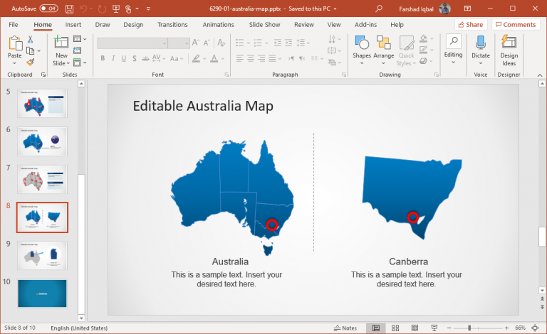 Best Continents Map Templates for PowerPoint