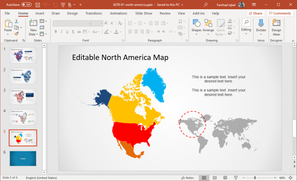 Best Continents Map Templates for PowerPoint