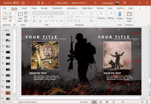 Animated Military Strategy PowerPoint Template