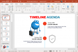 Animated Character Timeline for PowerPoint