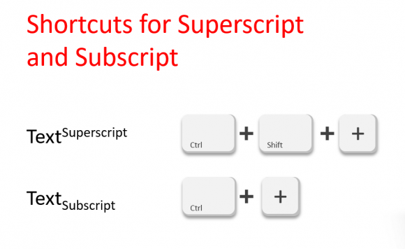 Keyboard Shortcut For Subscript And Superscript Mac Kopmaui