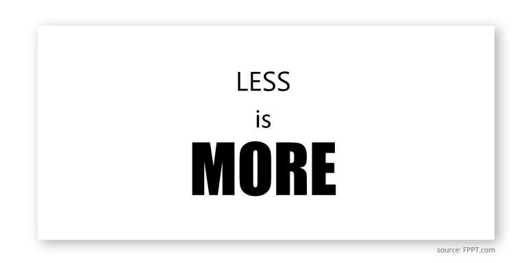 less-is-more-slide-powerpoint-template - FPPT