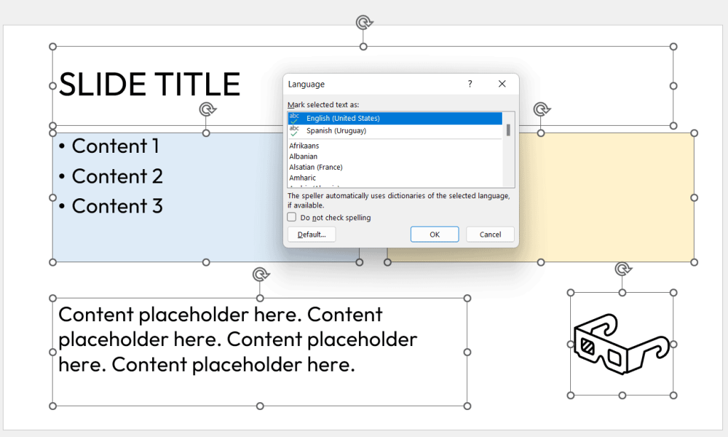 How To Set Proofing Language In PowerPoint