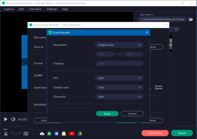 Advanced Screen Recorder with Video Scheduling Feature