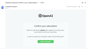 ChatGPT Status: What to do if ChatGPT is down