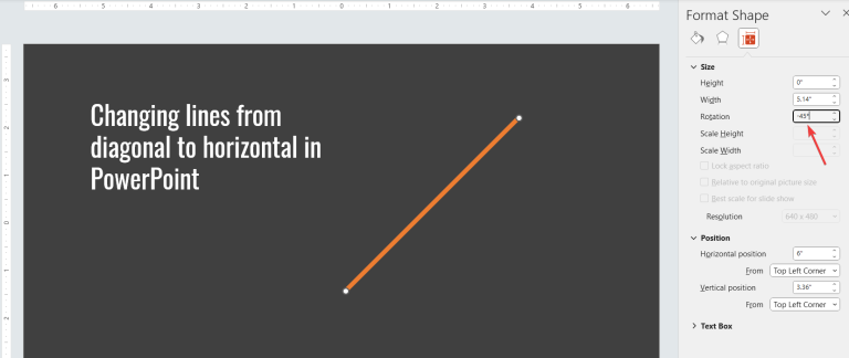 Line Transformation in PowerPoint: Different ways to Change from ...