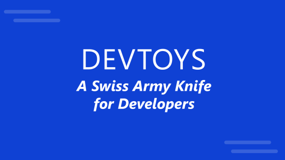 Devtoys For Windows A Swiss Army Knife For Developers