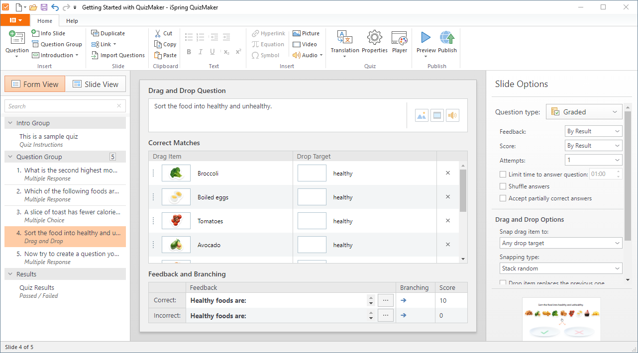 Create Dynamic Quizzes and Surveys with iSpring QuizMaker