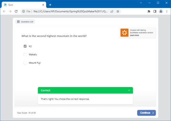 Create Dynamic Quizzes and Surveys with iSpring QuizMaker